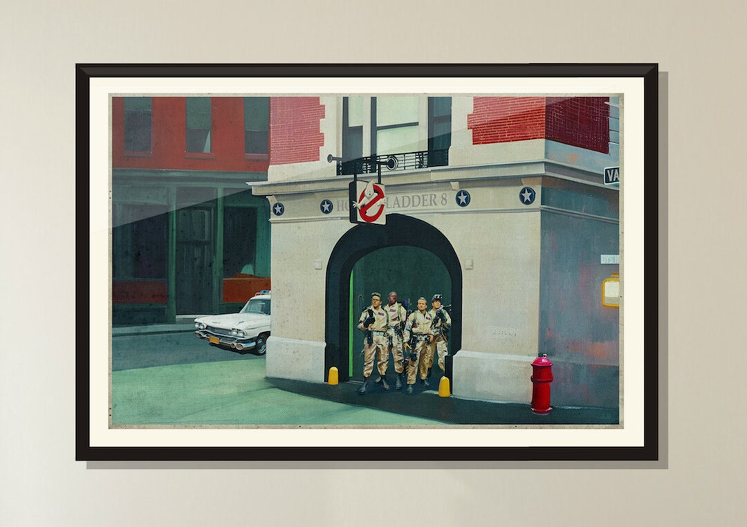 Nighthawks at Spook Central, Limited Edition Print, Cult, Classic, 80s ...