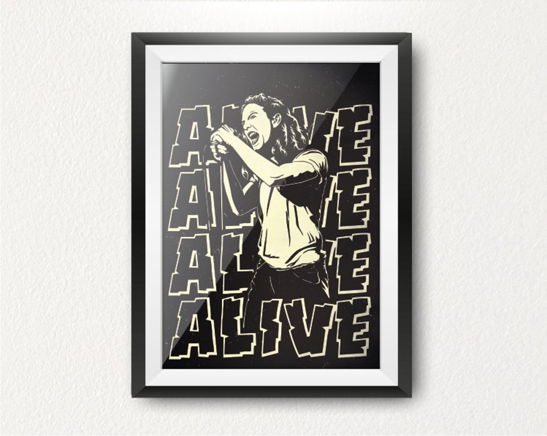 Eddie 90s Grunge Music Inspired Limited Edition Print. Classic, Cult ...