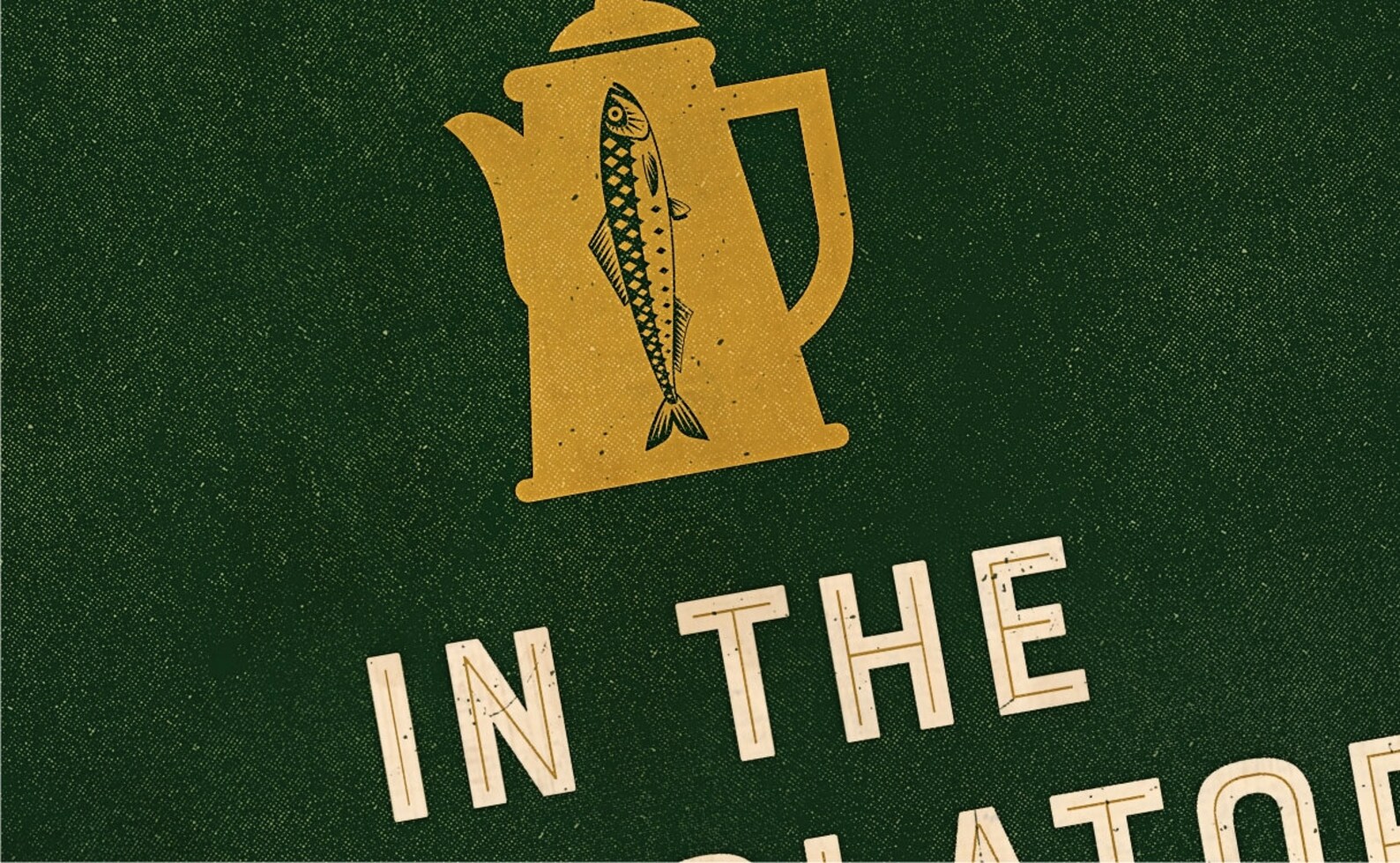 Fish in the Percolator Print – Retro Screen Print Style Poster – Cult ...