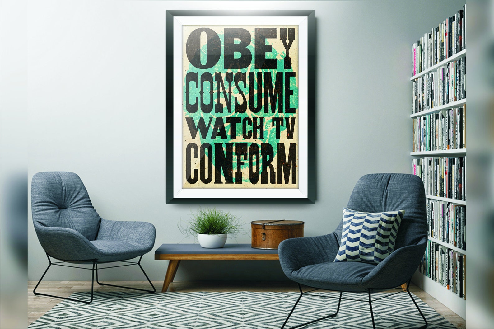 Obey Consume Conform. They Live Limited Edition Print | Etsy