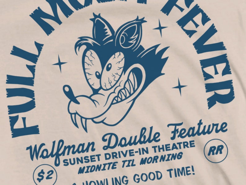 Wolfman, 'full Moon Fever' Limited Edition Shirt (cult, Creep, Werewolf ...