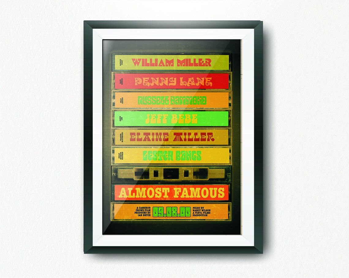 Almost Famous Limited Edition Print Classic Cult Movies. - Etsy