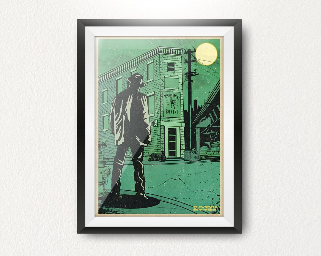 Rock 80s Boxing Movie Inspired Limited Edition Print. Classic, Cult ...