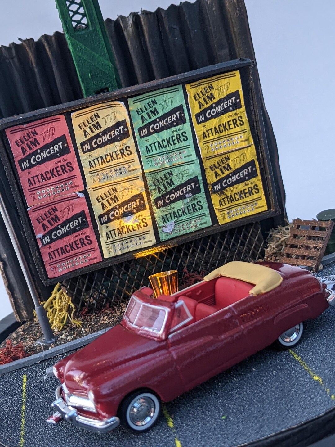 Streets of Fire, Ellen Aim Diorama Lamp Limited Edition Piece. - Etsy