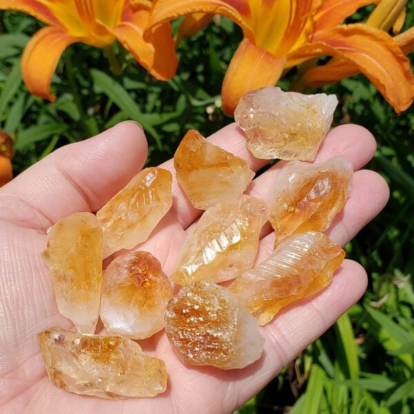 Raw Citrine Crystal - Etsy