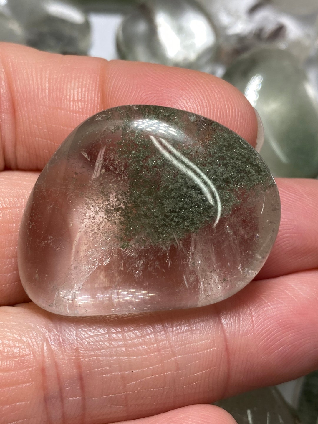 Chlorite Included Quartz-garden Quartz-lodolite Included - Etsy