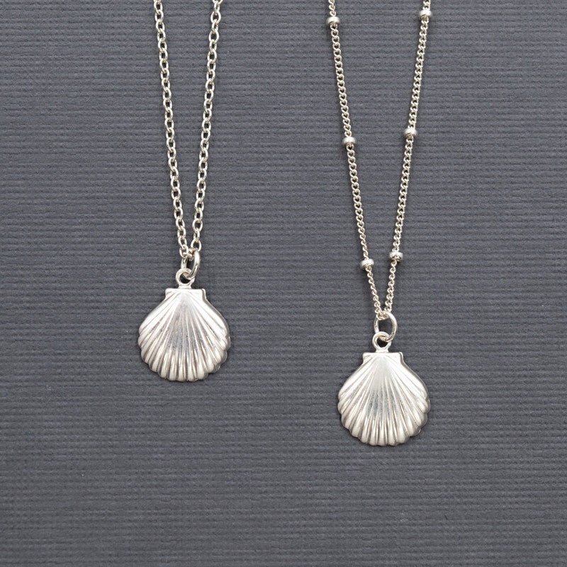 Shell Heart Necklace - Etsy