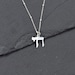 Sterling Silver Chai Necklace, Chai Medallion, Bat Mitzvah Hanukkah ...