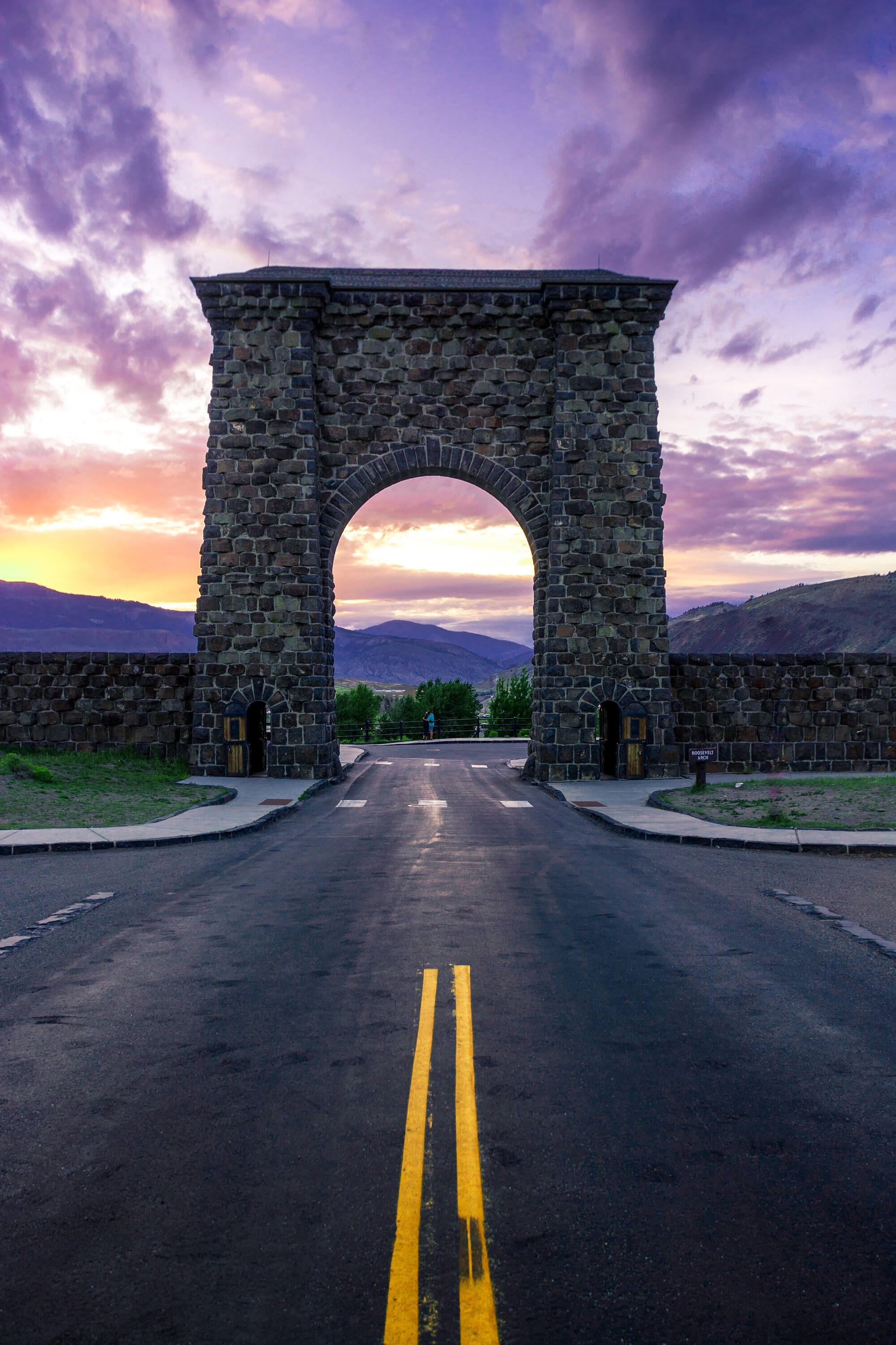 Yellowstone Arch - Digital Download Photography, Landscape Poster ...