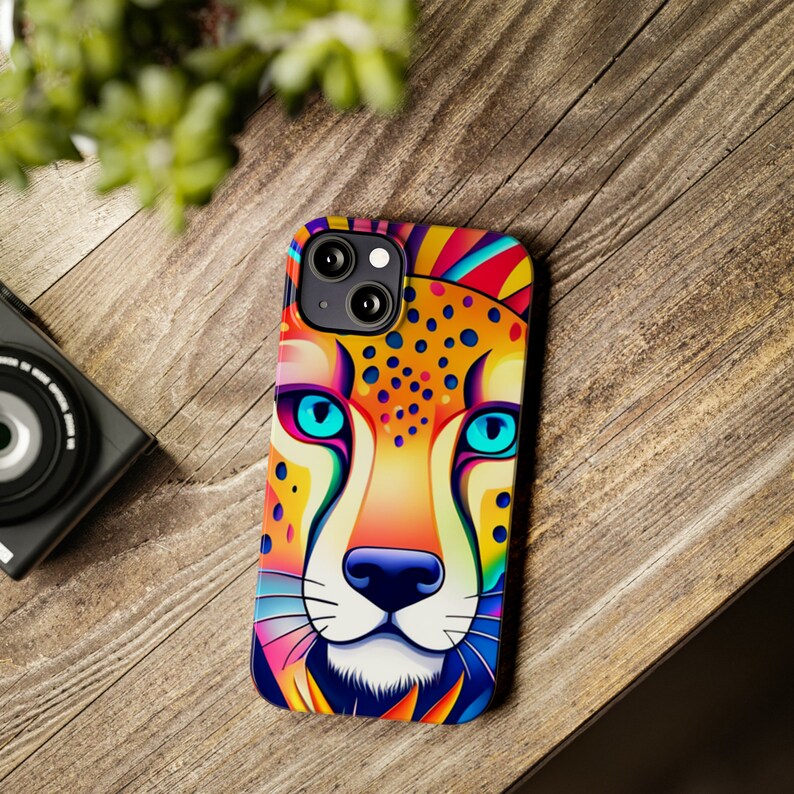 Colorful, Abstract Art,cheetah Phone Case,cheetah Print,animal Phone ...