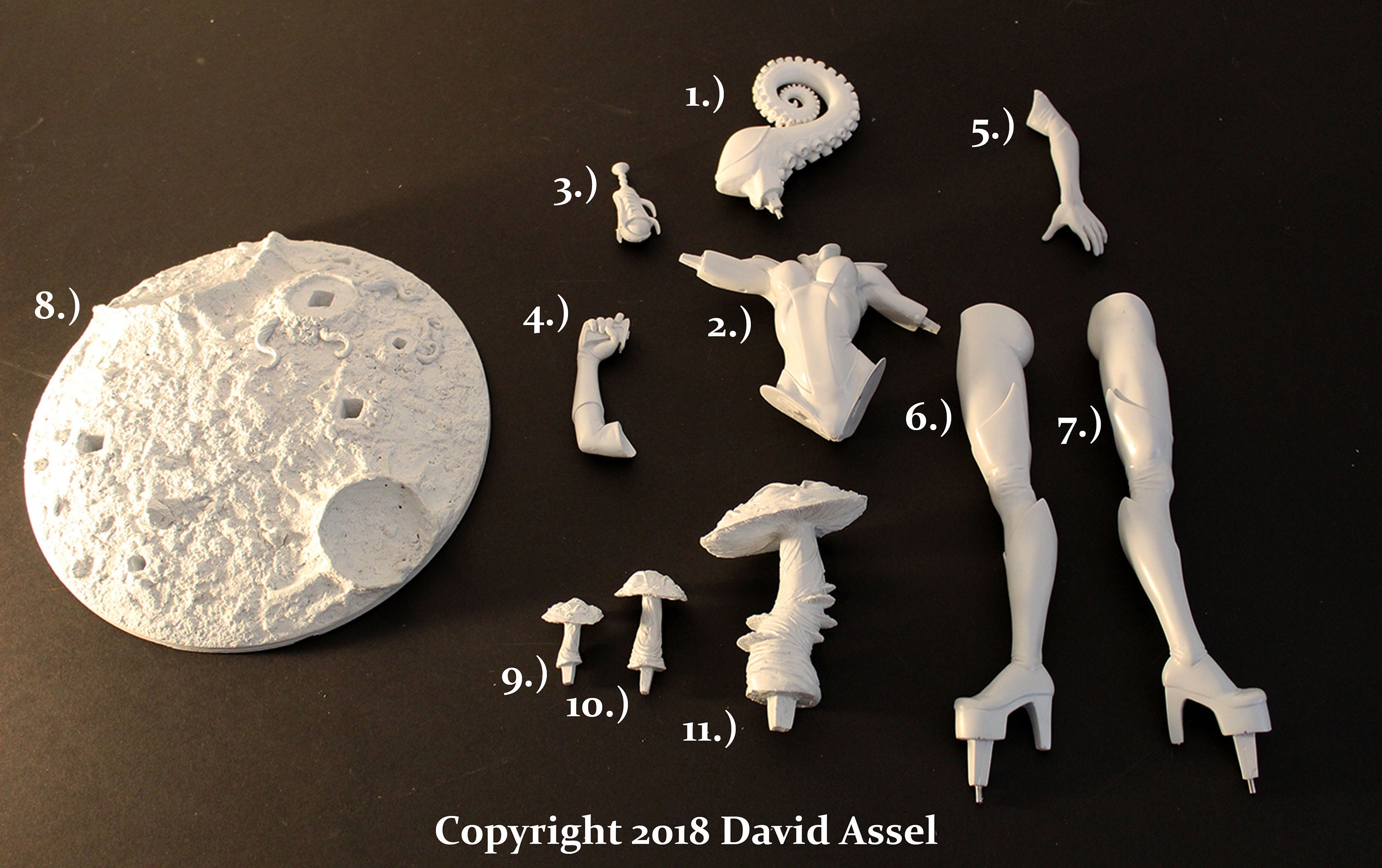 19 Vesper the Otherworldly Unassembled MODEL KIT by Creature Geist - Etsy