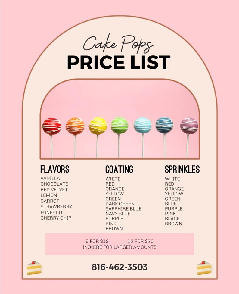 Cake Pops - Etsy