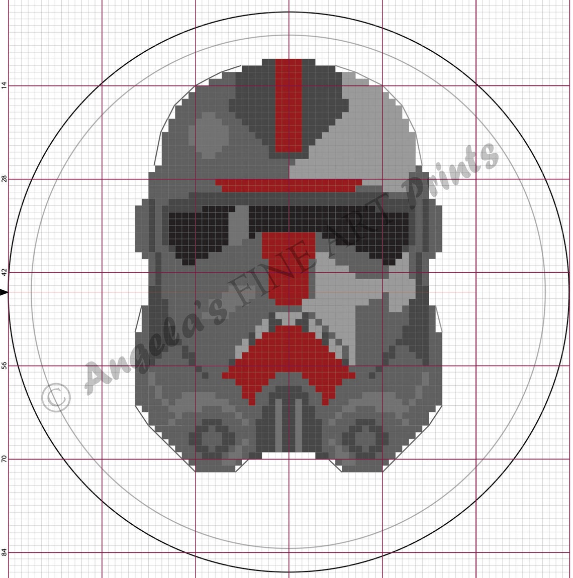 The Bad Batch Hunter Printable Cross Stitch Pattern - Etsy