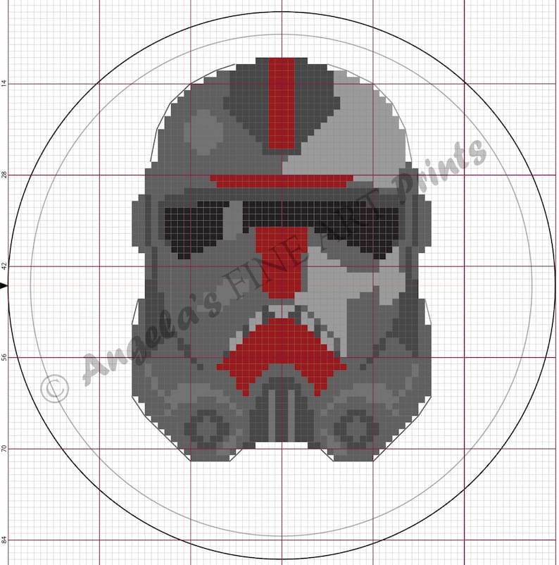 The Bad Batch Hunter Printable Cross Stitch Pattern - Etsy