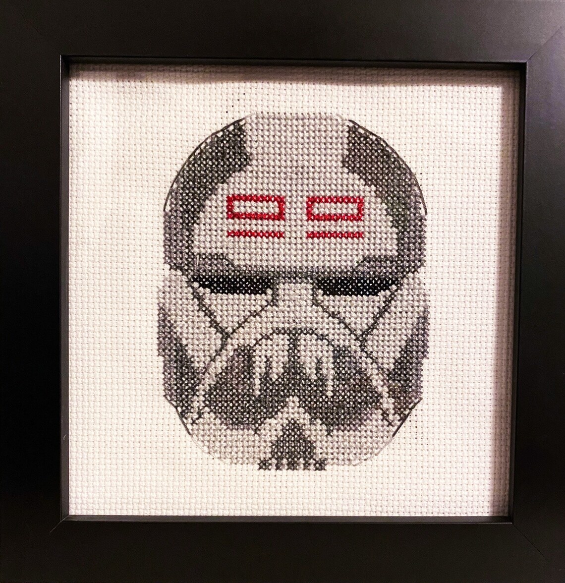 The Bad Batch - Wrecker Printable Cross Stitch Pattern - Digital ...