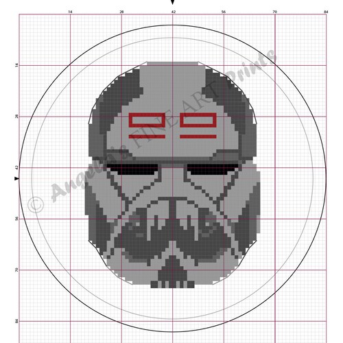 The Bad Batch Crosshair Printable Cross Stitch Pattern - Etsy UK