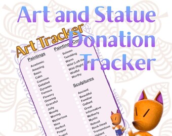 Acnh Art Checklist - Etsy