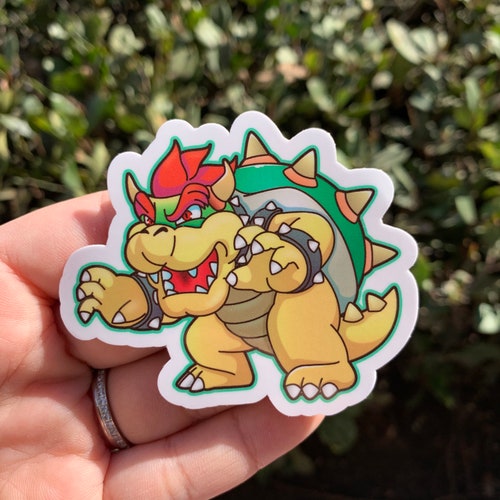Bowser Vinyl Sticker - Etsy