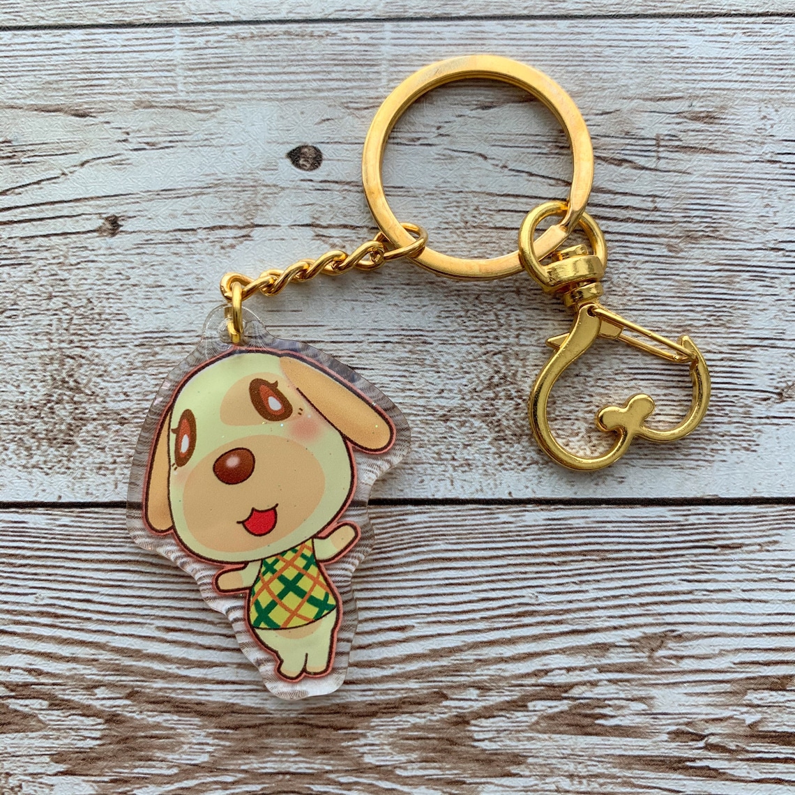 Goldie ACNH Acrylic Double Sided Key Chain / Animal Crossing / - Etsy