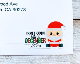 Do Not Open Stickers | Etsy