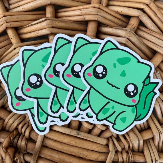 Bulbasaur Vinyl Sticker Stickers Paper etna.com.pe