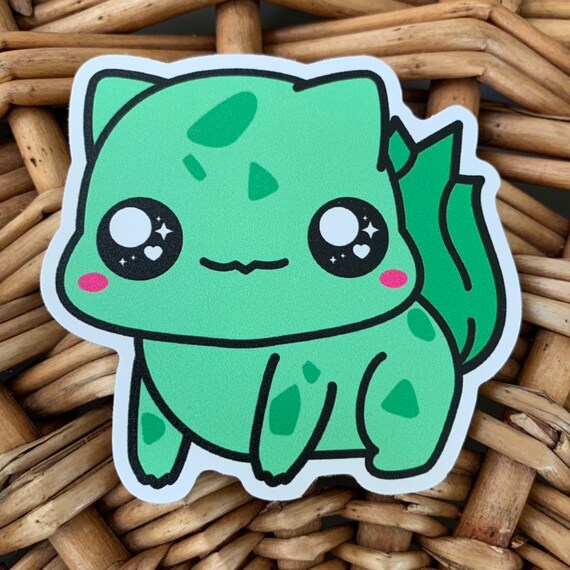 Bulbasaur Vinyl Sticker Stickers Paper etna.com.pe