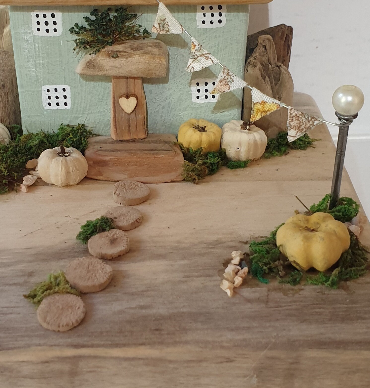 Miniature Cottage, Country Cottage, Blue Cottage, Wooden Cottage ...