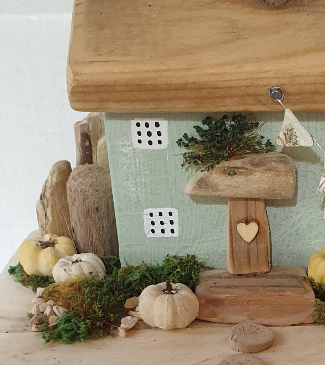 Miniature Cottage, Country Cottage, Blue Cottage, Wooden Cottage ...