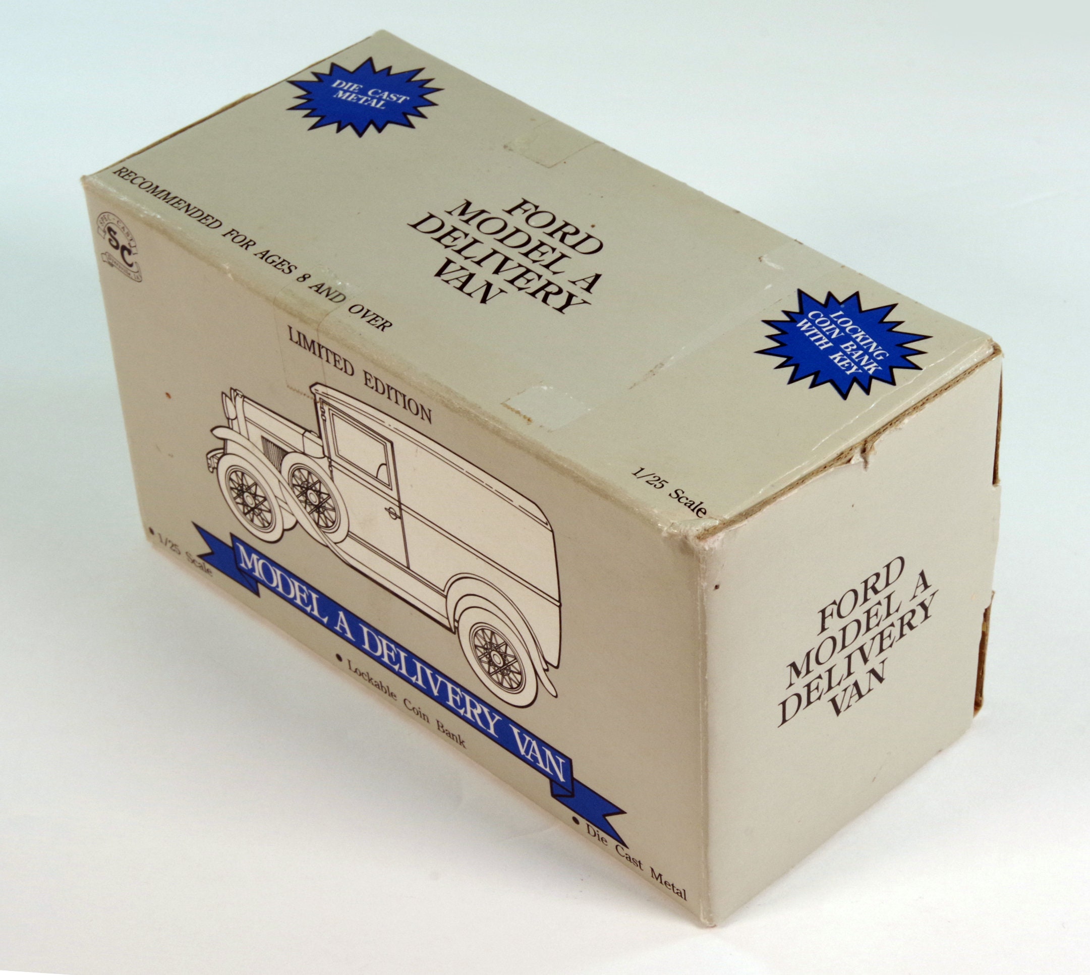 Ford Model A Locking Coin Bank With Key. 1/25th Scale Die Cast - Etsy