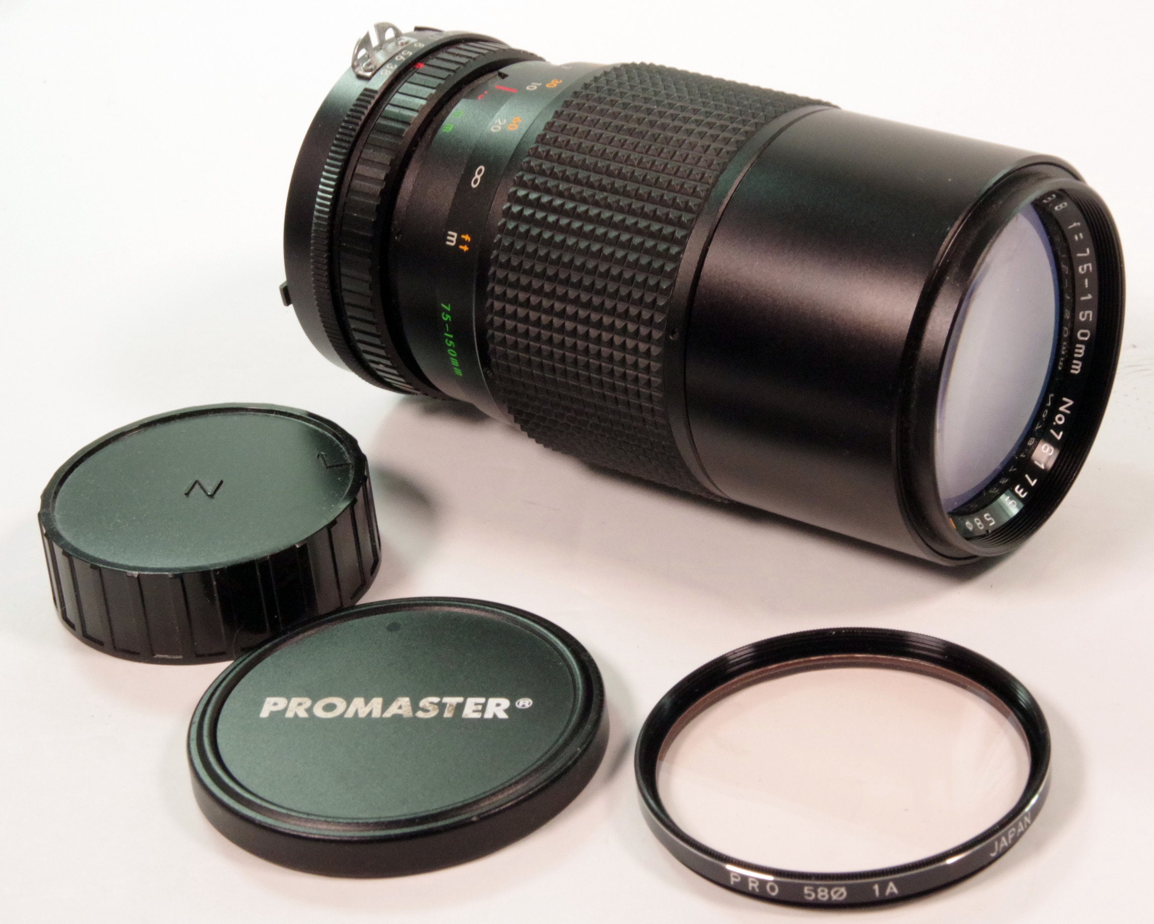 Promaster MC Auto 75-150mm F/3.8 ZOOM Lens for Nikon F - Etsy