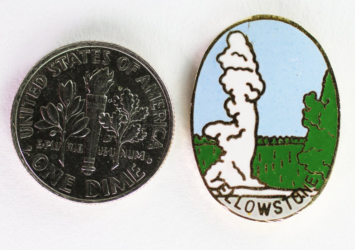 Yellowstone Enamel Lapel Pin Badge. - Etsy