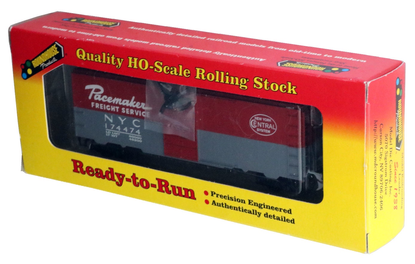 HO Scale Pacemaker Freight Service Rolling Stock NYC 174474. Roundhouse ...