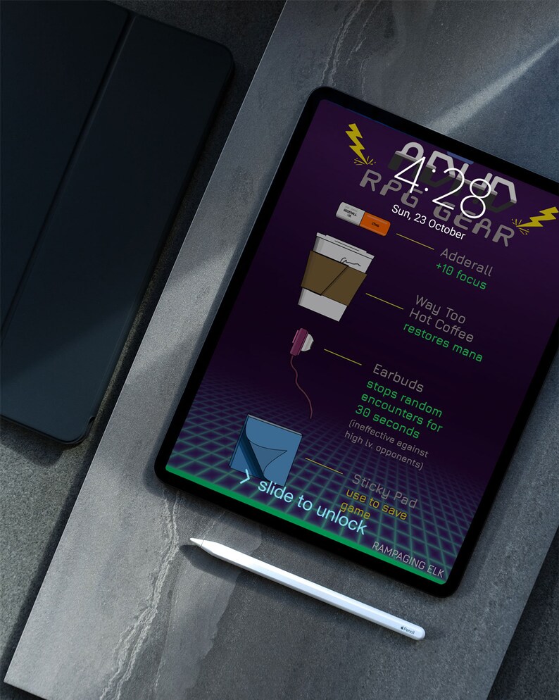 If ADHD Was an RPG - Print, Digital Download, ADD, Retro, Video Game ...