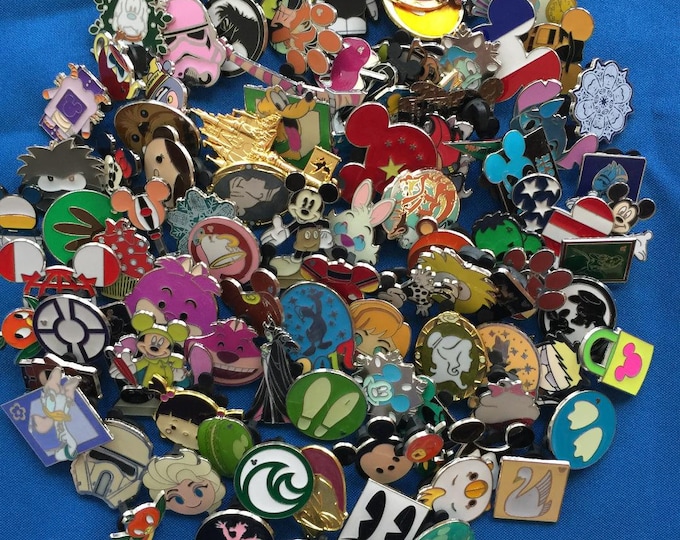 DISNEY ASSORTED PIN Trading Lot - Pick Size From 5-100 - No Doubles - Etsy