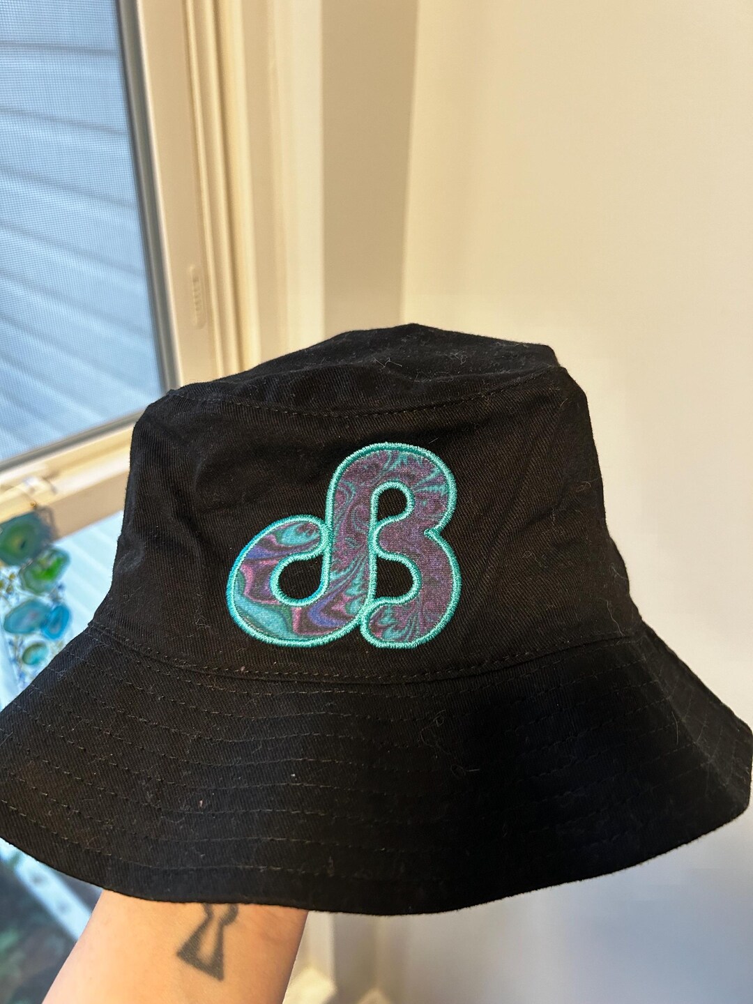 Custom Daily Bread Embroidered Black Bucket Hat - Etsy