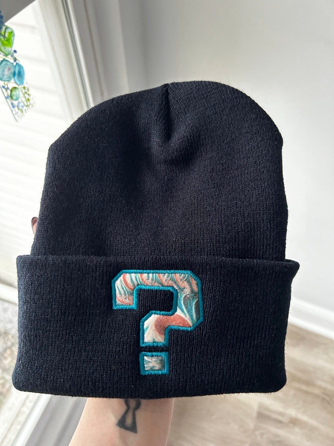 Custom Tipper Question Mark Embroidered Merch Beanie One of a Kind - Etsy
