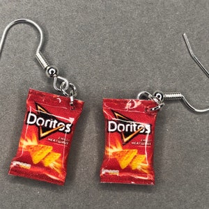 Doritos Chilli Heatwave Crisp/chip Packet Novelty Earrings - Etsy