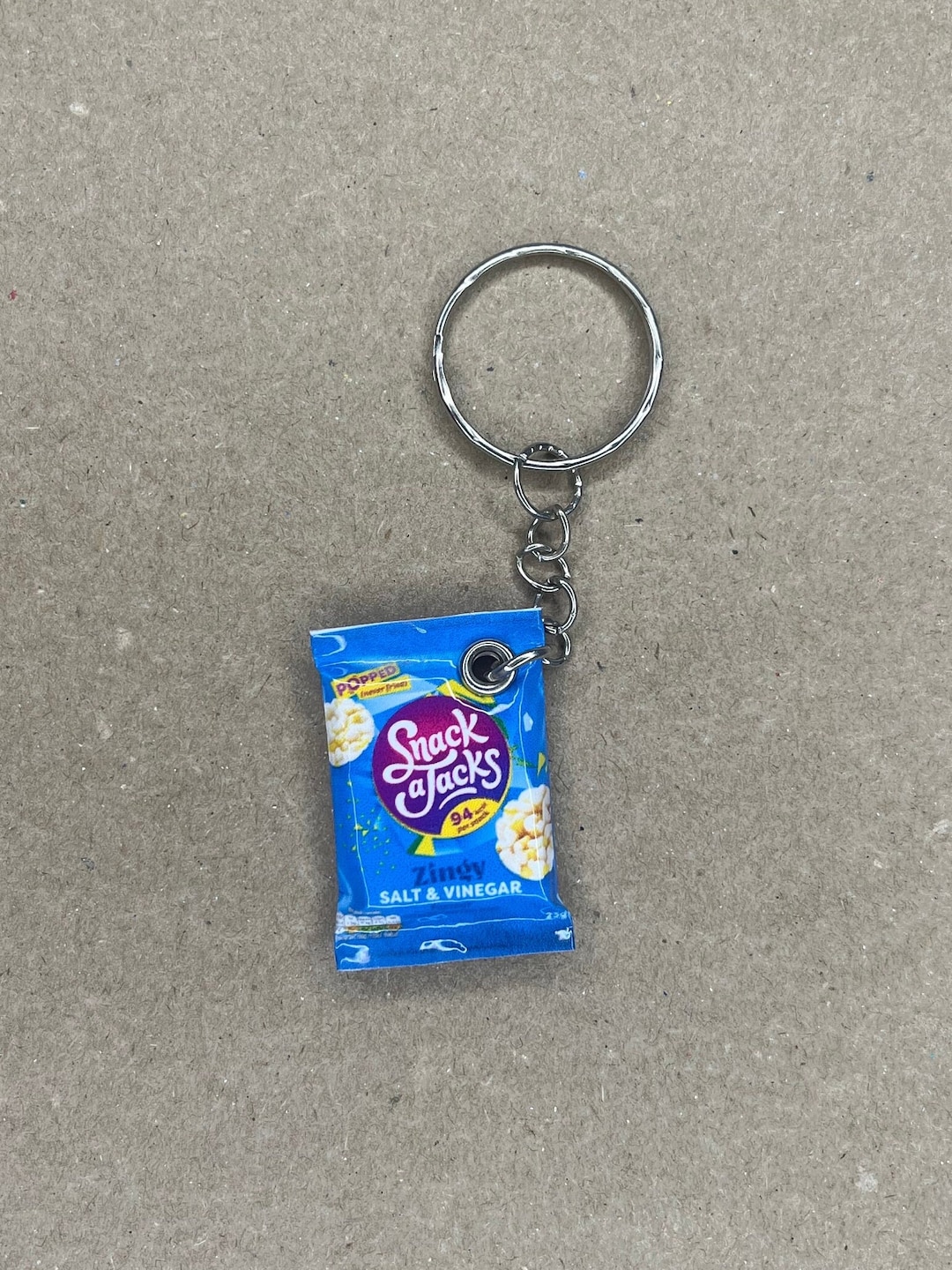 Snack Jacks Salt and Vinegar Keyring/keychain - Etsy