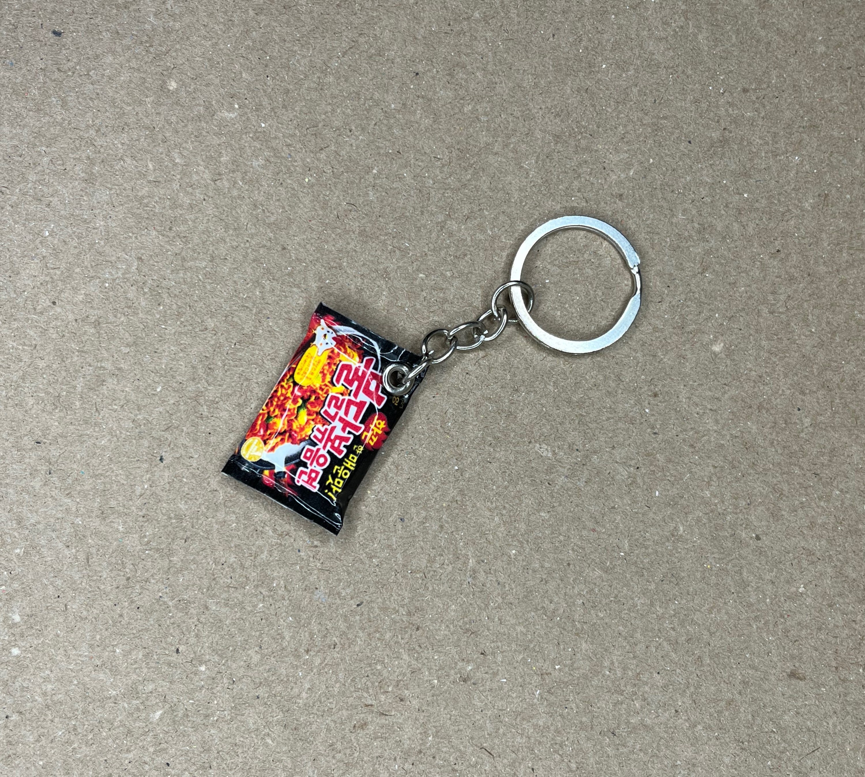 Samyung Very Spicy Ramen Packet Noodles Keyring/keychain - Etsy
