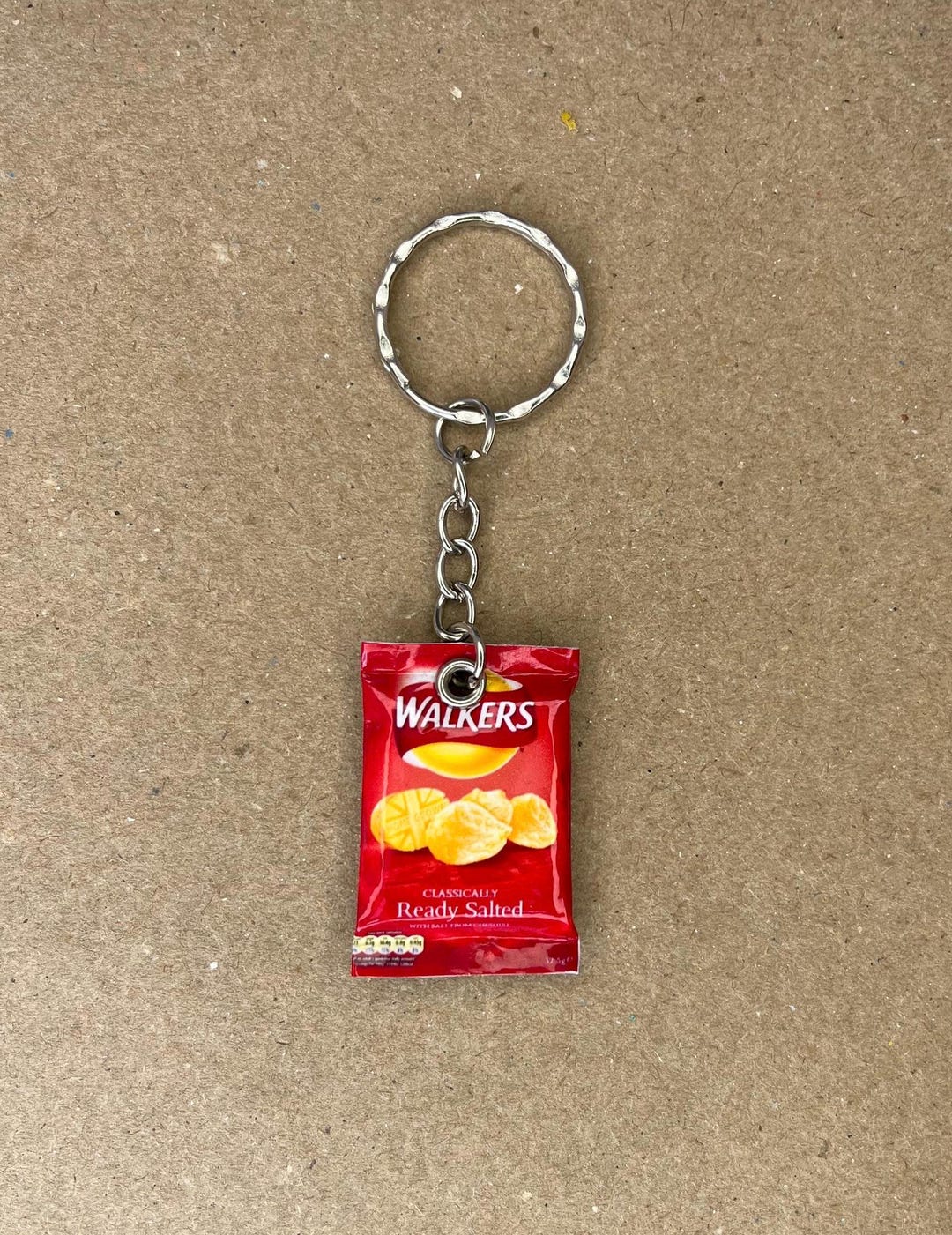 Walkers Ready Salted Crisp Packet Keyring/keychain - Etsy UK
