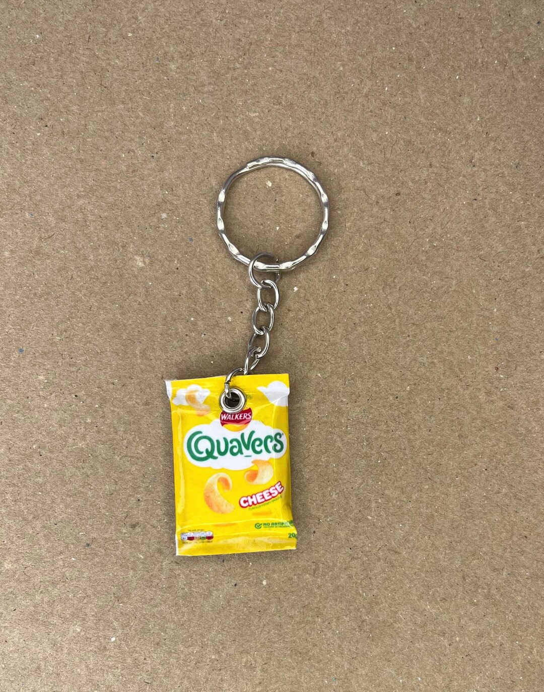 Miniature Crisp Keychain: Quavers Cheese Bag - Etsy UK