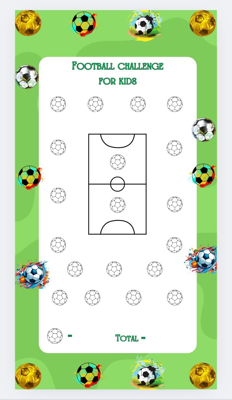 Money Football Challenge for Kids Budget Saving 8x15cm Cash Stuffing ...