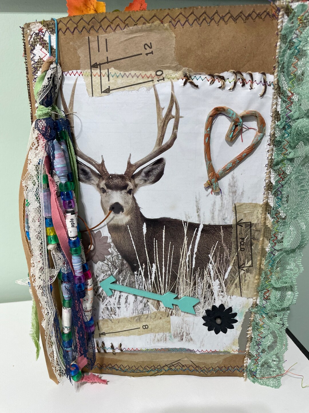 Deer Journal, Boho, Nature Junk Journal, Outdoor Lover Journal, Travel ...