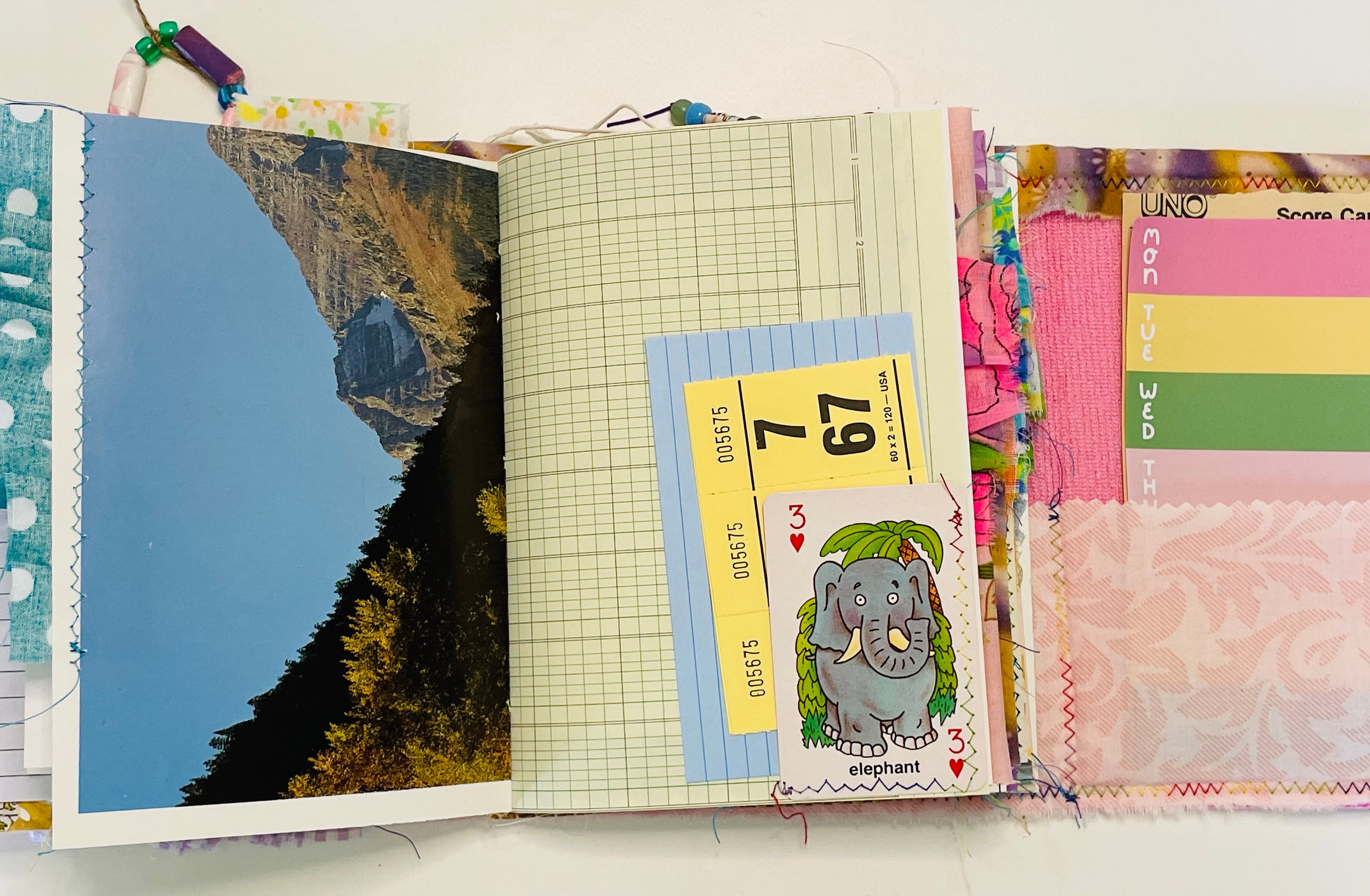 Junk Journal, Elephant Junk Journal, Eclectic Journal, Art Journal ...