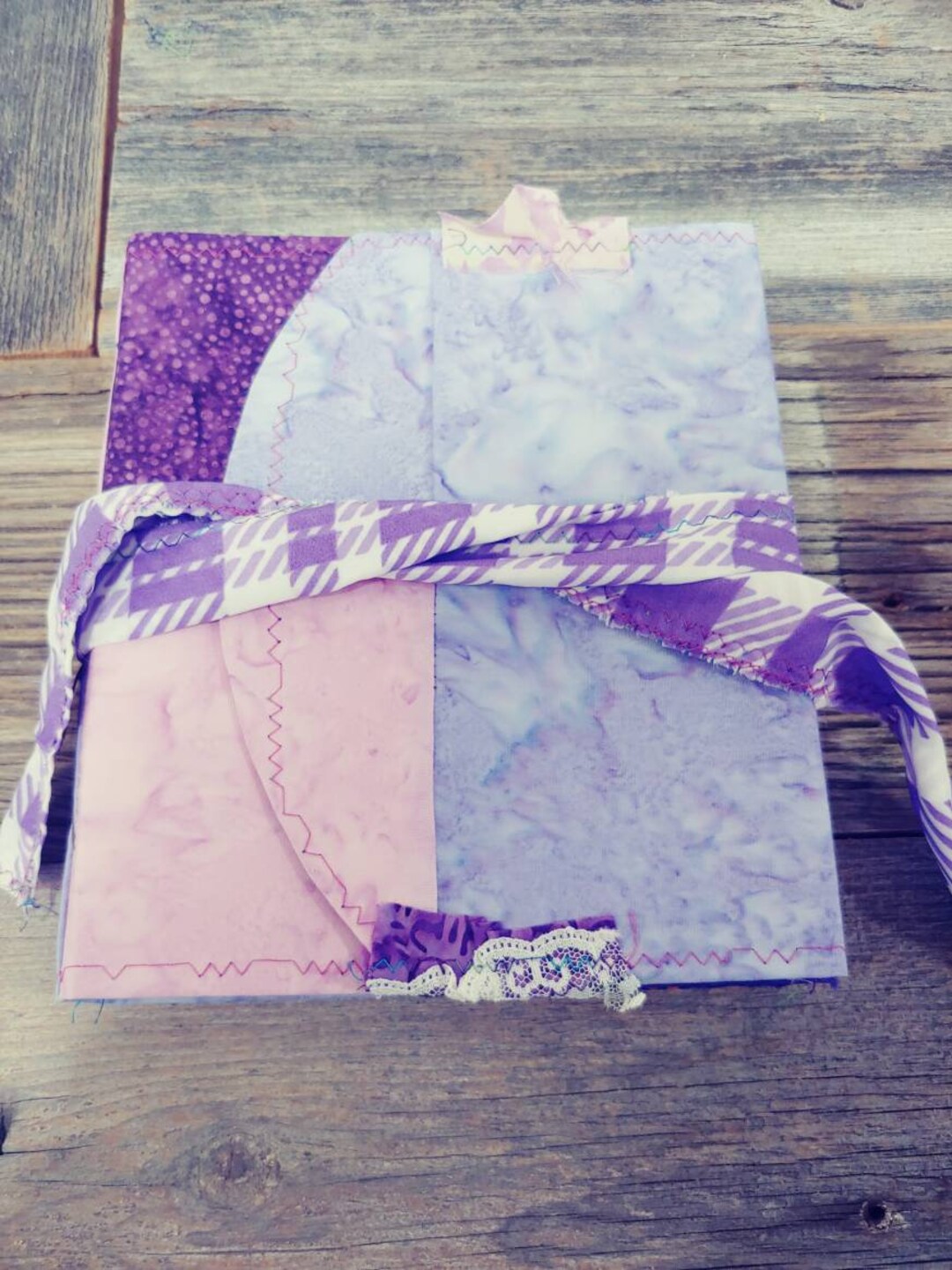 Tri-fold Fabric Junk Journal, Memory Keeper, Art Journal, Writing ...