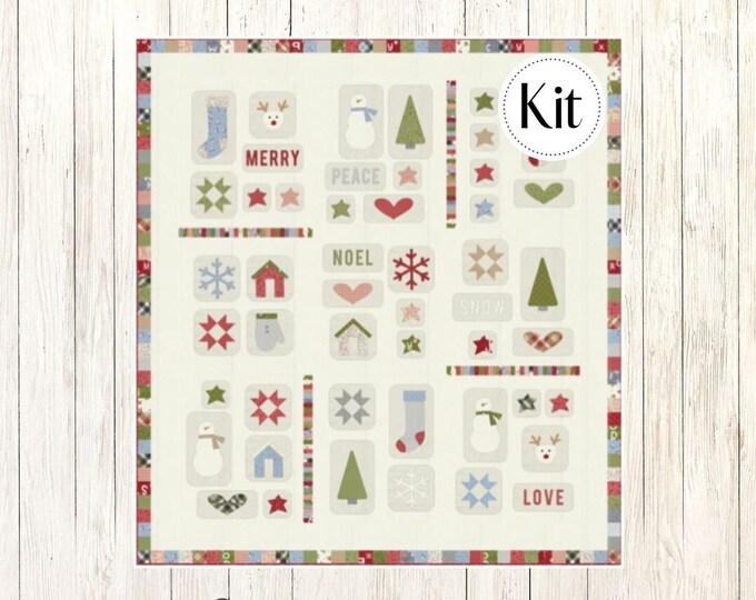 Up North Quilt Kit Featuring on Dasher by Sweetwater (CCK 100158) Snow ...