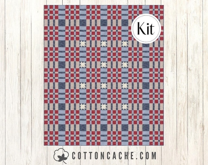 Colonial Coverlet Quilt Kit Featuring Stateside by Sweetwater*patriotic ...