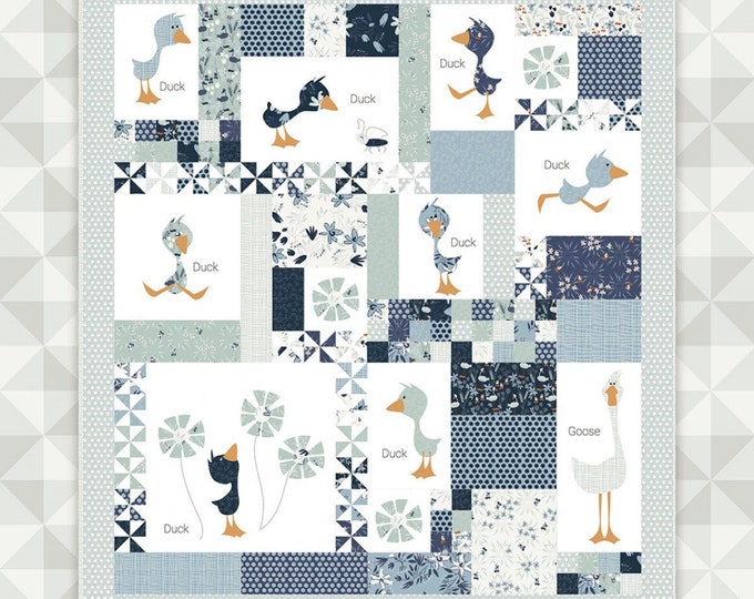 Duck Duck Goose Mini Quilt Pattern From Meags and Meduck, Duck, Goose ...