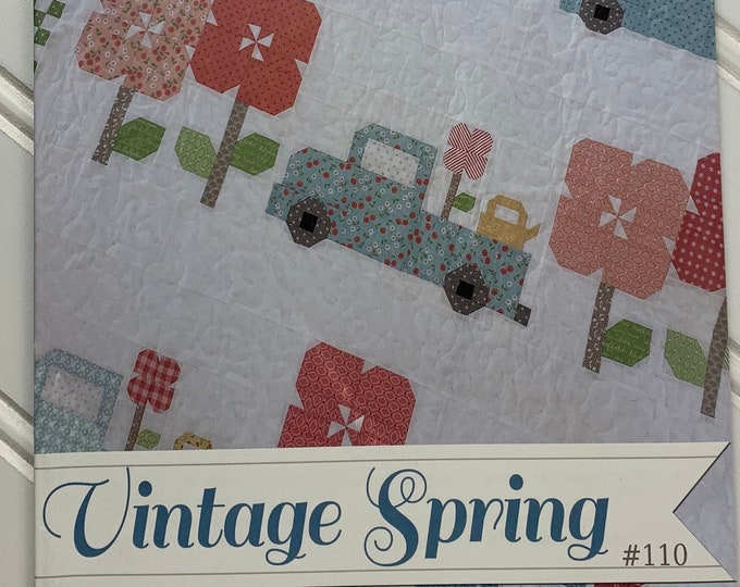 Vintage Spring Quilt Kit*truck Quilt Kit*truck Quilt*spring Truck Quilt ...
