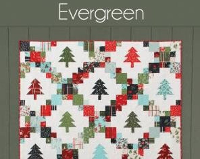 Evergreen Quilt Pattern by Cluck Cluck Sew*christmas Quilt*christmas Tree Quilt*christmas Quilt ...